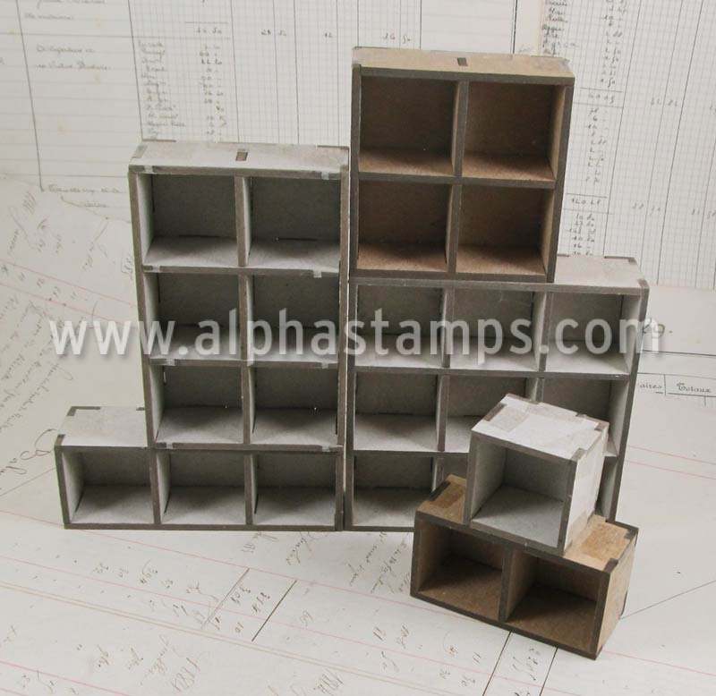 Single Cubby - Set of 2 * | Alpha Stamps