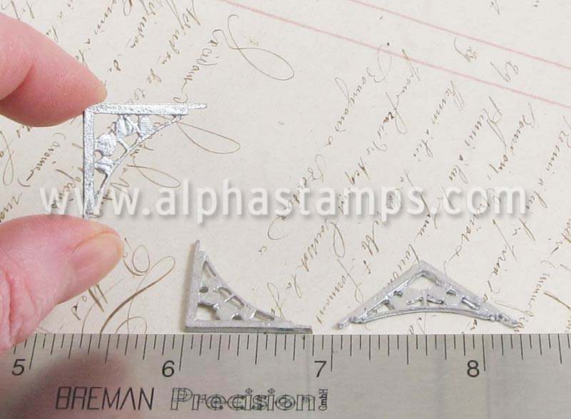 Fancy Shelf Bracket - Pair* | Alpha Stamps