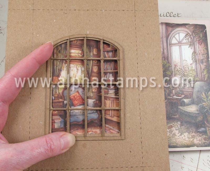 Mini Reading Room Background Papers Set* | Alpha Stamps
