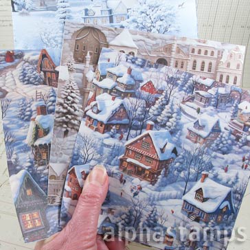 Snowy Winter Village 6x6 Paper Set* | Alpha Stamps
