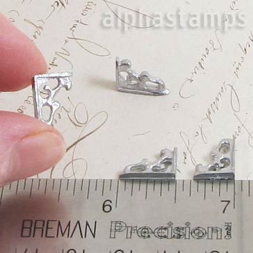 Half Scale Fancy Brackets - Pair* | Alpha Stamps