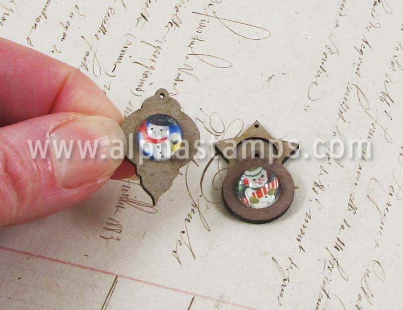 Tiny Ornament Frame Sets Alpha Stamps