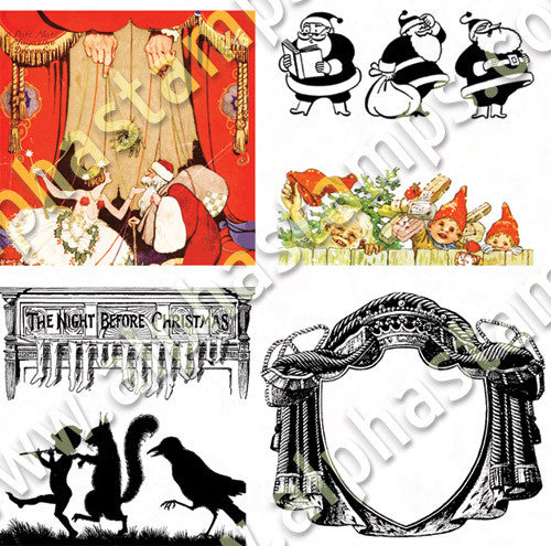 2 Inch Borders Collage Sheet | Alpha Stamps