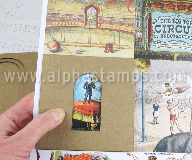 Big Top Circus Collage Sheet | Alpha Stamps