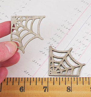 Chipboard Corner Spider Webs | Alpha Stamps