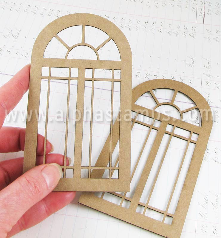 Set of 2 Arched Windows | Alpha Stamps