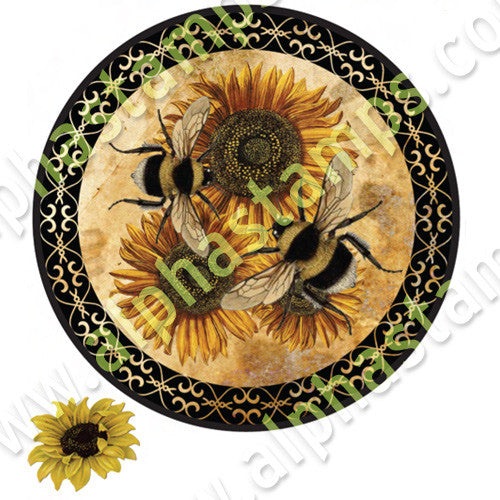 Bees Collage Sheet | Alpha Stamps