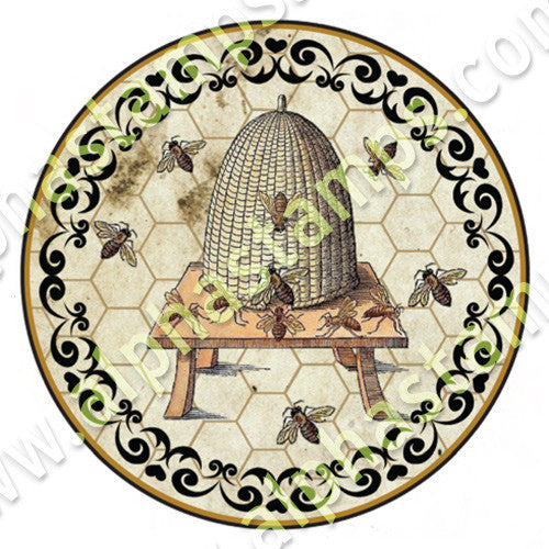 Bees Collage Sheet | Alpha Stamps