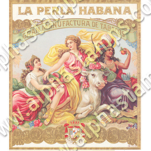 Cigar Label Banners Collage Sheet | Alpha Stamps