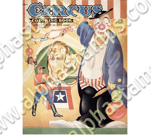 Circus Books Collage Sheet | Alpha Stamps