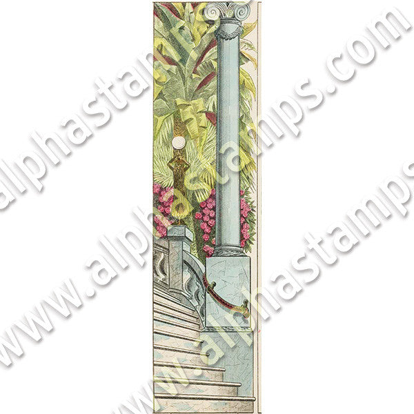 Garden Columns Collage Sheet | Alpha Stamps
