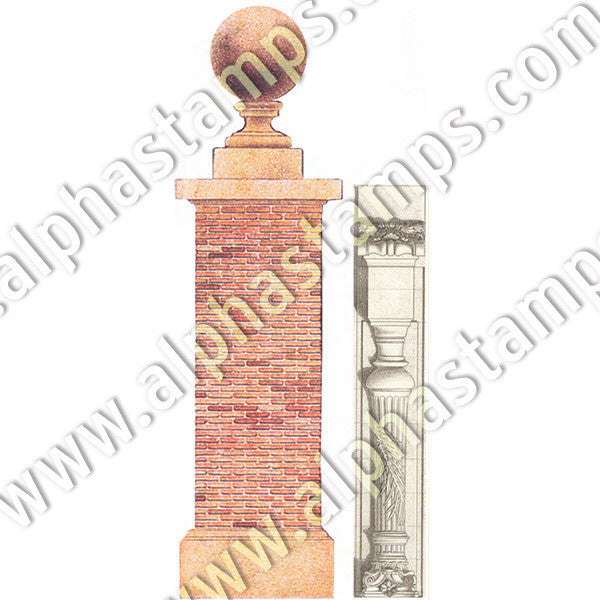 Garden Columns Collage Sheet | Alpha Stamps