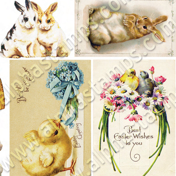 Happy Easter Collage Sheet | Alpha Stamps