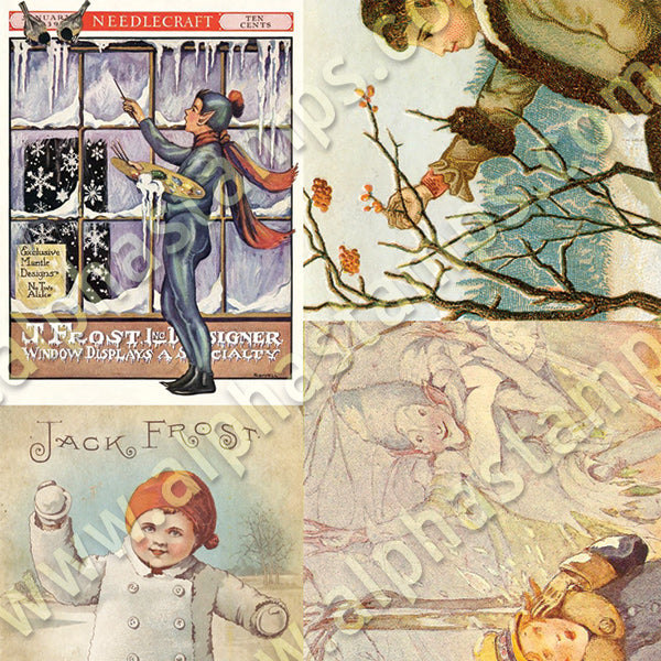 Jack Frost Collage Sheet | Alpha Stamps