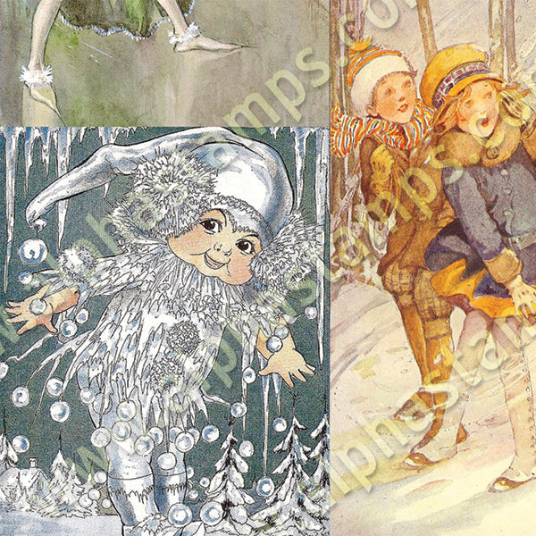 Jack Frost Collage Sheet | Alpha Stamps