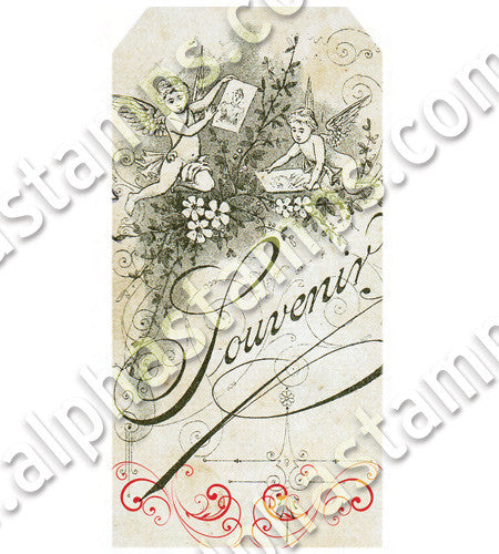 Love Letter Tags Collage Sheet | Alpha Stamps