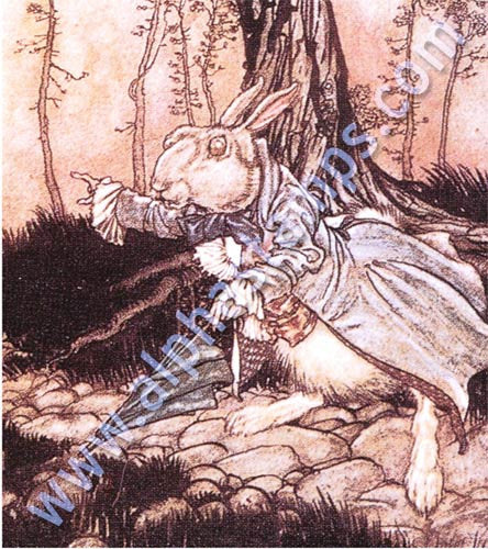 The Mad March Hare Collage Sheet | Alpha Stamps