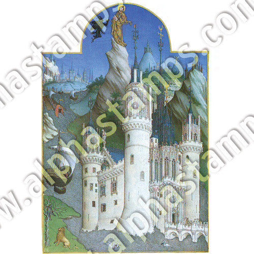 Medieval Castles Collage Sheet | Alpha Stamps