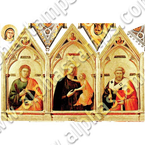 Medieval Triptychs Collage Sheet | Alpha Stamps