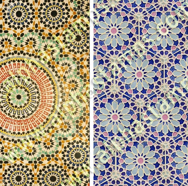 Moroccan Tiles Collage Sheet | Alpha Stamps