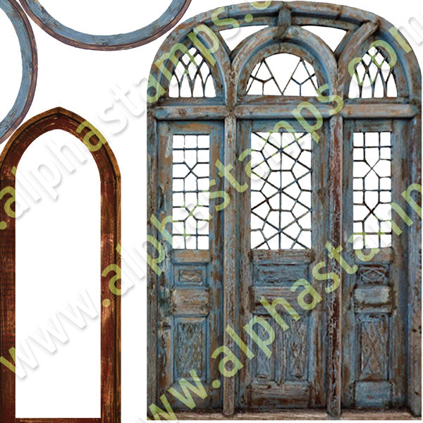 Shabby Architecture #2 Collage Sheet | Alpha Stamps