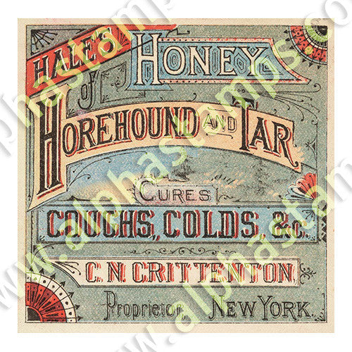 Snake Oil Labels Collage Sheet | Alpha Stamps