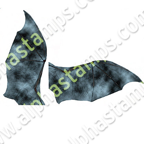 Spooky Wings Collage Sheet | Alpha Stamps