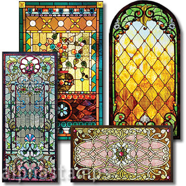 Stained Glass Digital Set Download | Alpha Stamps