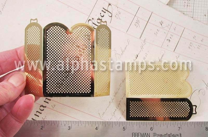 Brass Fireplace Screen* | Alpha Stamps