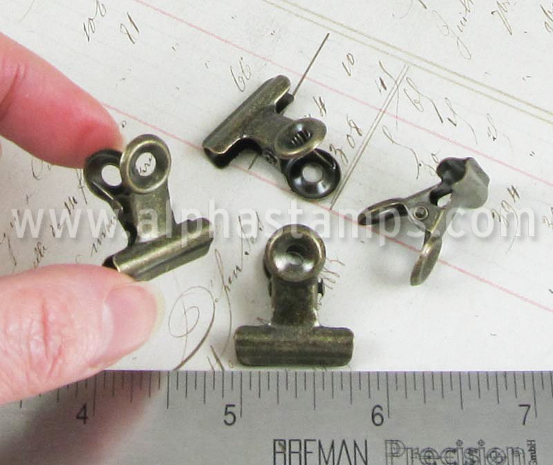 Mini Bronze Butterfly Paper Clips* | Alpha Stamps