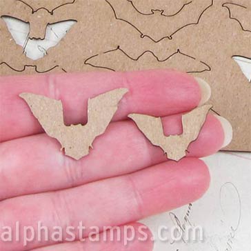 Chipboard Bats Set | Alpha Stamps