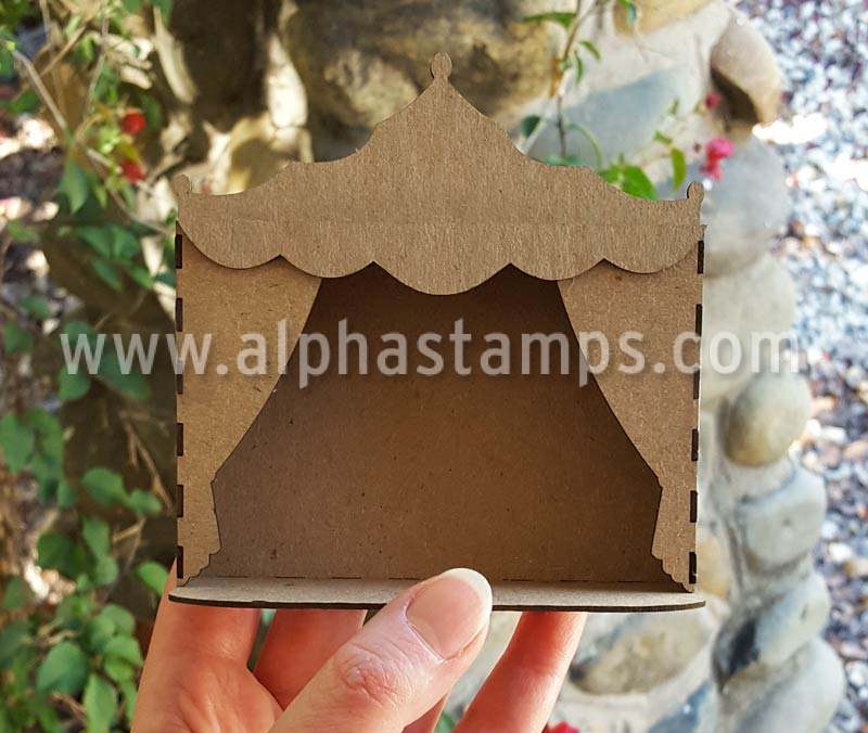 Miniature Chipboard Theatre | Alpha Stamps