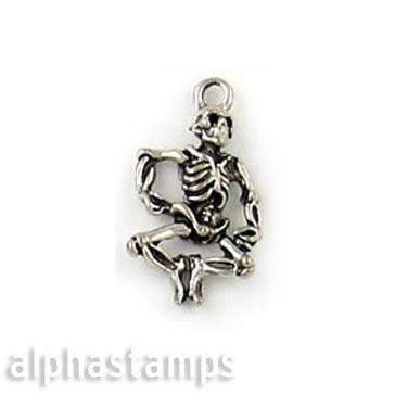 Dancing Skeleton Charm* | Alpha Stamps