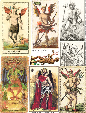 El Diablo Cards Collage Sheet | Alpha Stamps