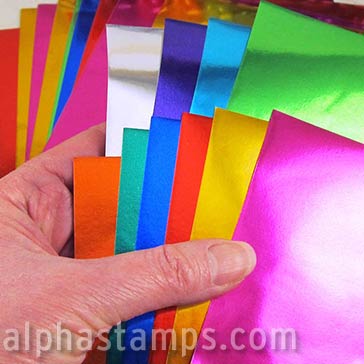 Metallic Foiled Origami Paper Set | Alpha Stamps