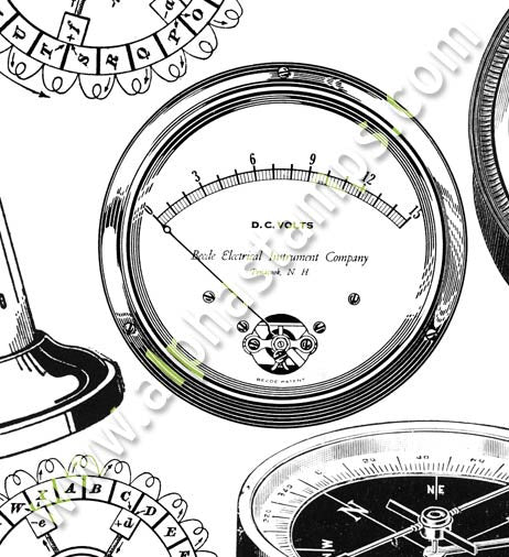 Gauges Collage Sheet | Alpha Stamps
