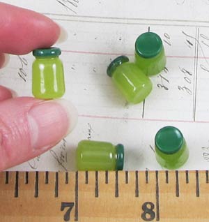 Ghoulish Green Mini Resin Jars | Alpha Stamps