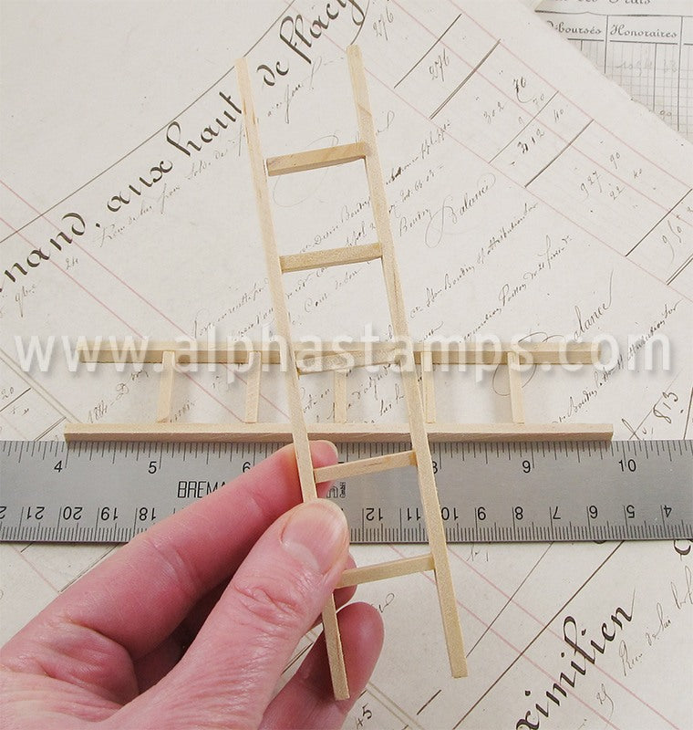 Tall Wooden Ladder | Alpha Stamps