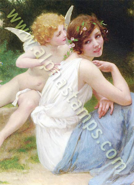 Mischievous Cupid Collage Sheet | Alpha Stamps