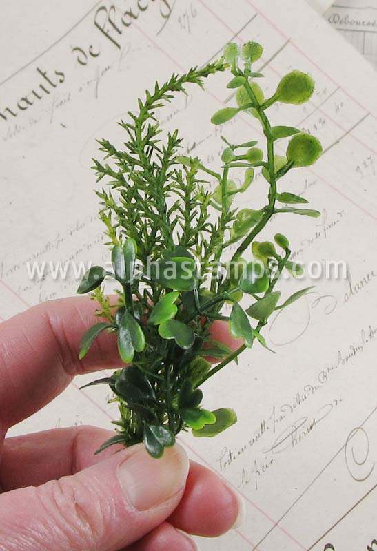 Mini Plastic Greenery Set | Alpha Stamps