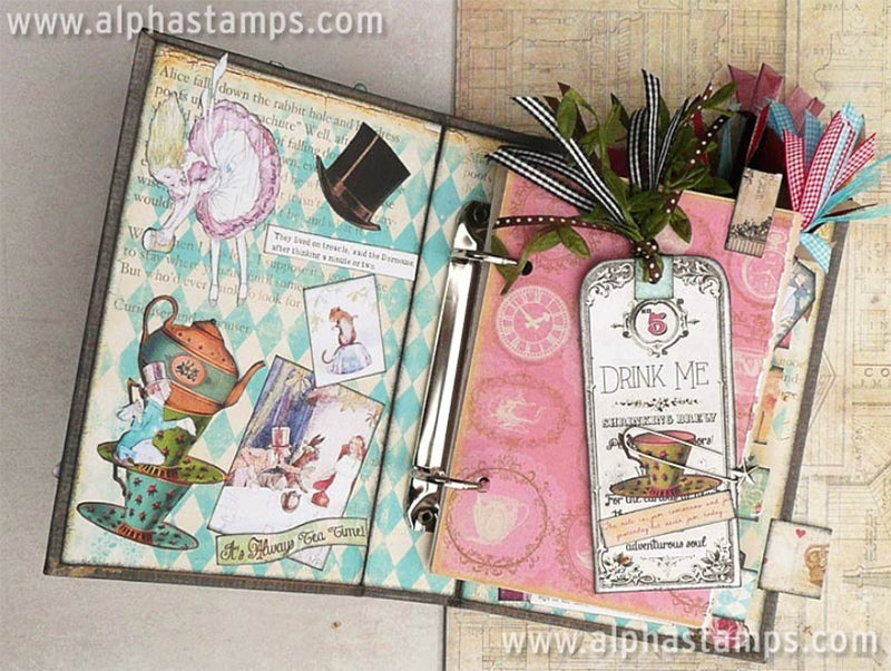 Down the Rabbit Hole Collage Sheet | Alpha Stamps