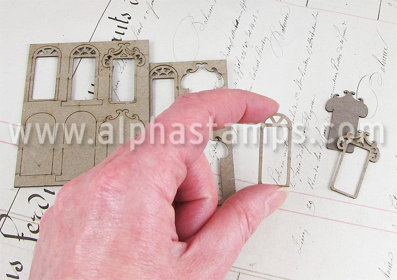 Rectangular Frames for 10x25mm Cabs | Alpha Stamps