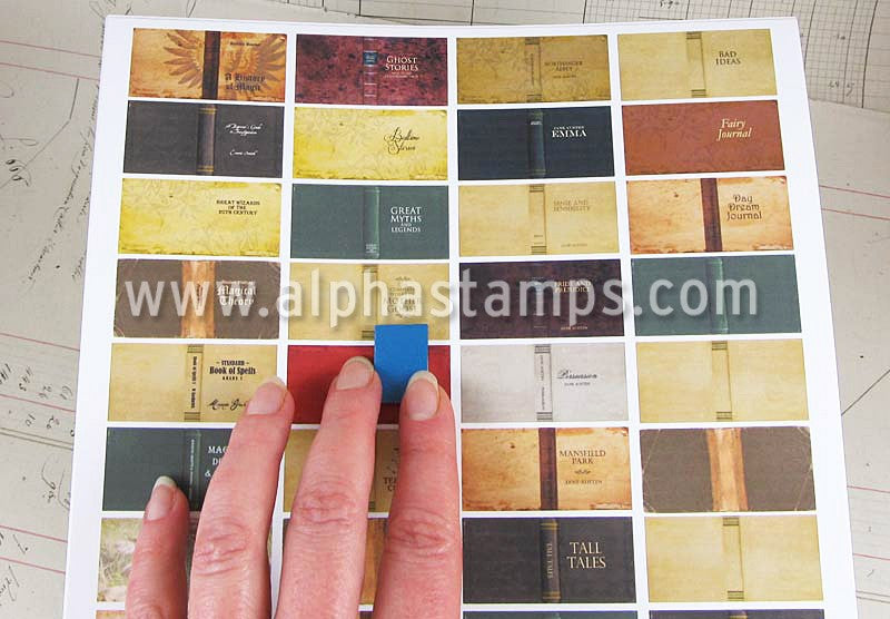 Little Library Collage Sheet | Alpha Stamps