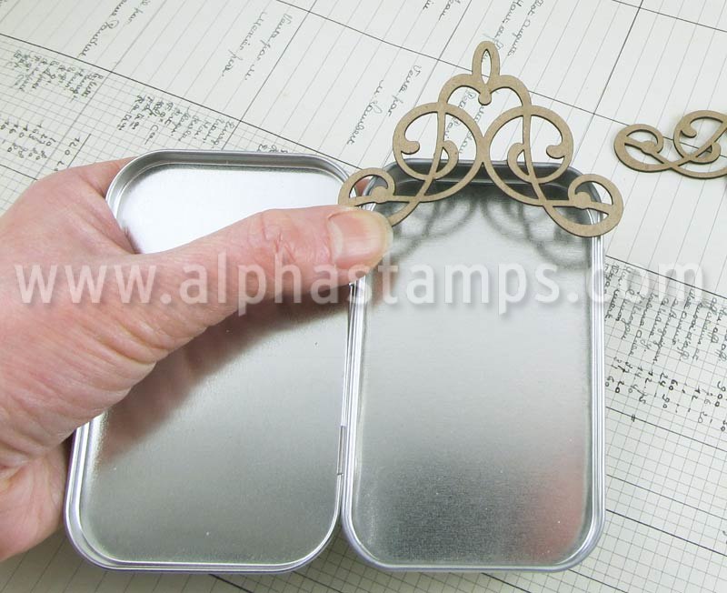 Altoids Topper Loopy Filigree - Set of 2 | Alpha Stamps