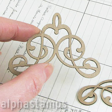 Altoids Topper Loopy Filigree - Set of 2* | Alpha Stamps