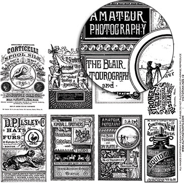 Victorian Ads #2 Collage Sheet | Alpha Stamps