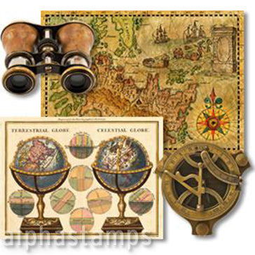 Vintage Maps Set Download | Alpha Stamps